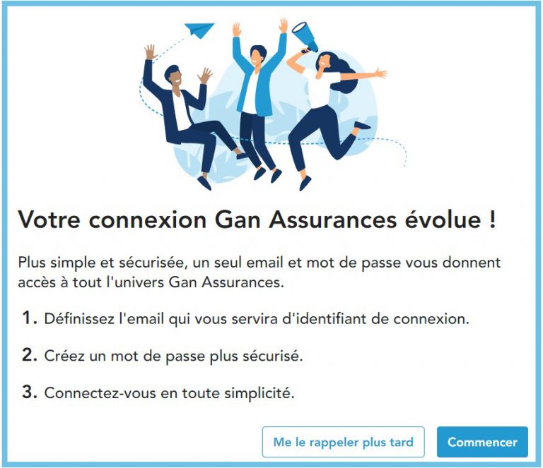 Aide Espace Client - Difficultés de connexion - Gan.fr